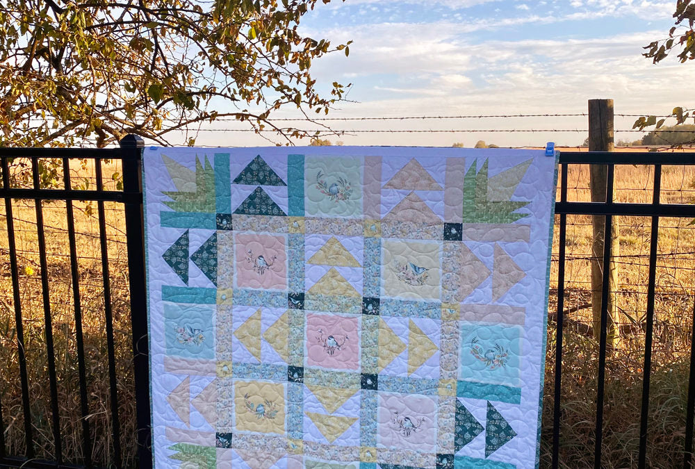 Songbird Serenade Fabric Tour with Blue Ribbon Designs – Poppie Cotton