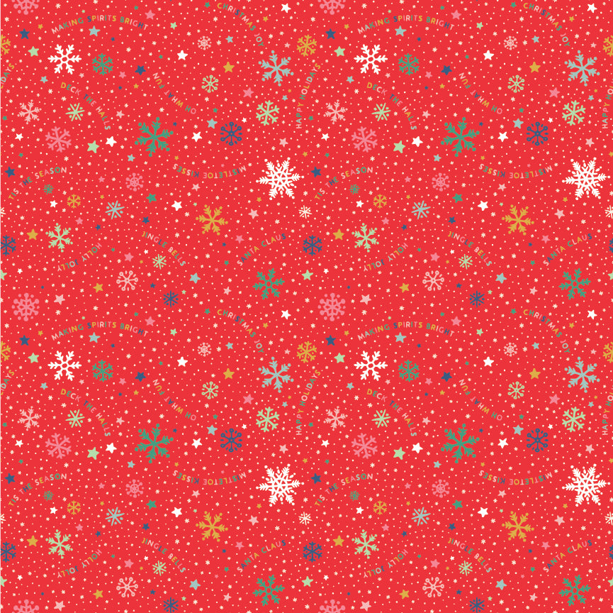 Oh What Fun Fabric – Poppie Cotton